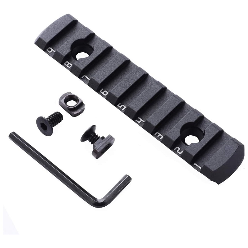 TuFok Picatinny Rail Section - Thin 0.27in Height Rail Attachment Rail ...