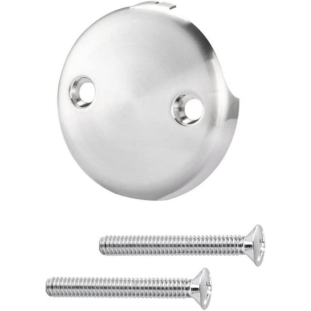 Tub Drain Assembly,Universal Overflow Face Plate Two Hole Tub Drain ...