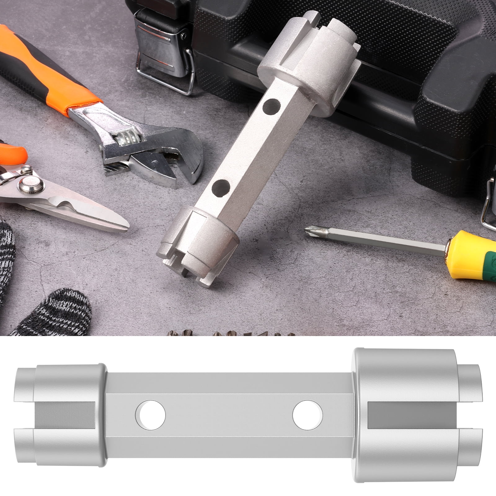 Tub Drain Remover Easy to Install Solid Aluminum Alloy Wrench Creative ...