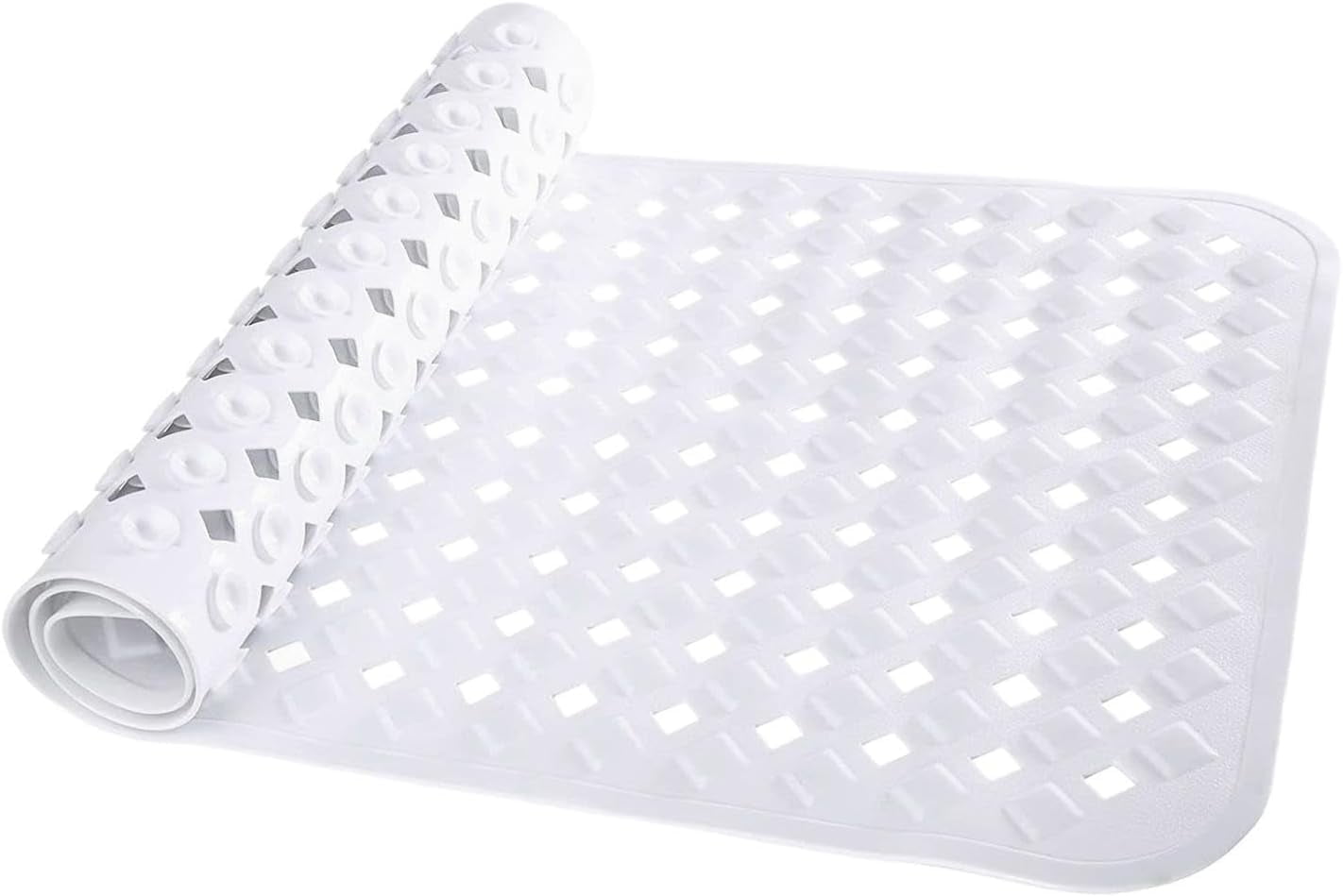 Tub Mat | Soft Long PVC Mats with Drain Holes,Bathroom Accessories ...