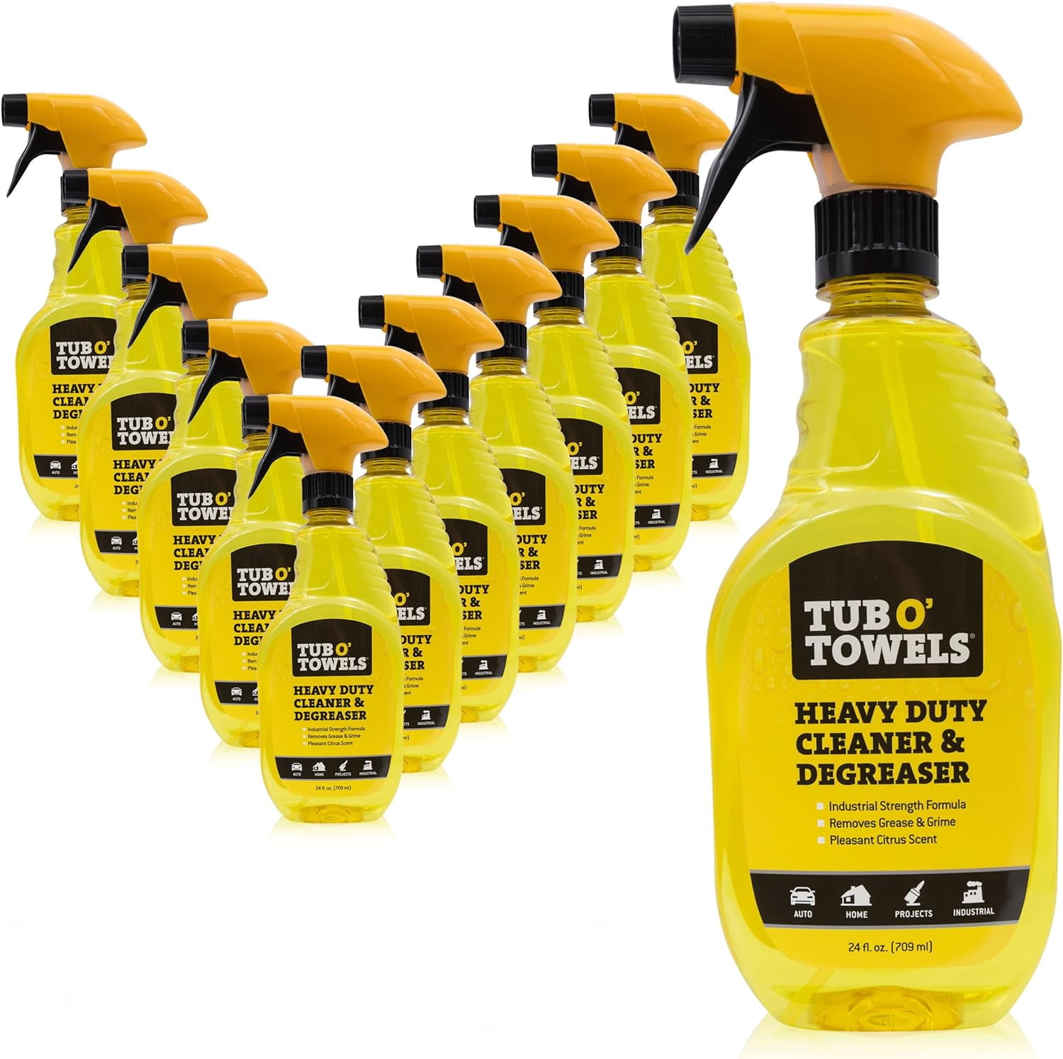 Tub O' Towels Heavy Duty Cleaner and Degreaser Spray Helps in Removing ...
