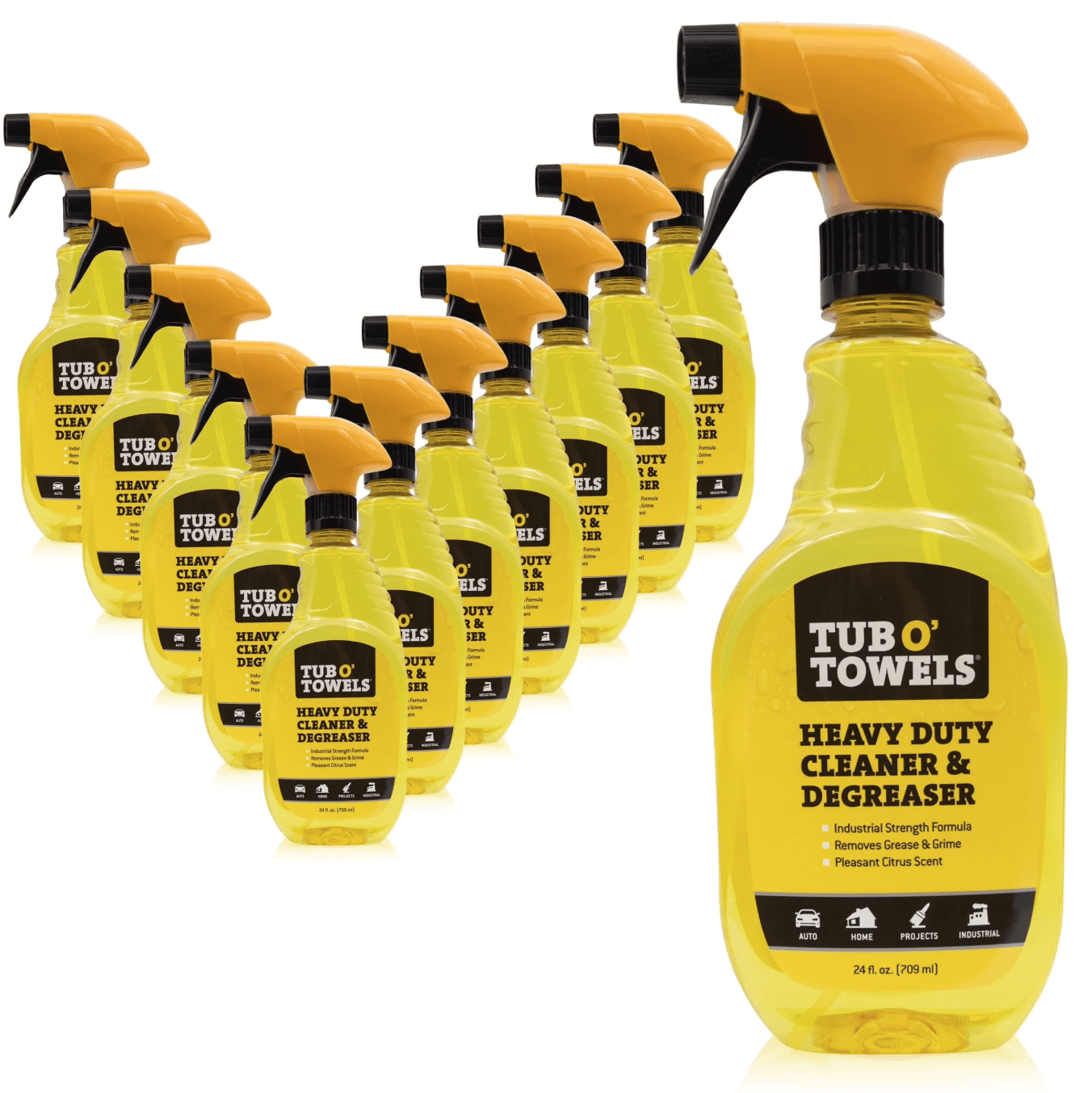 Tub O' Towels Heavy Duty Cleaner and Degreaser Spray Helps in Removing ...