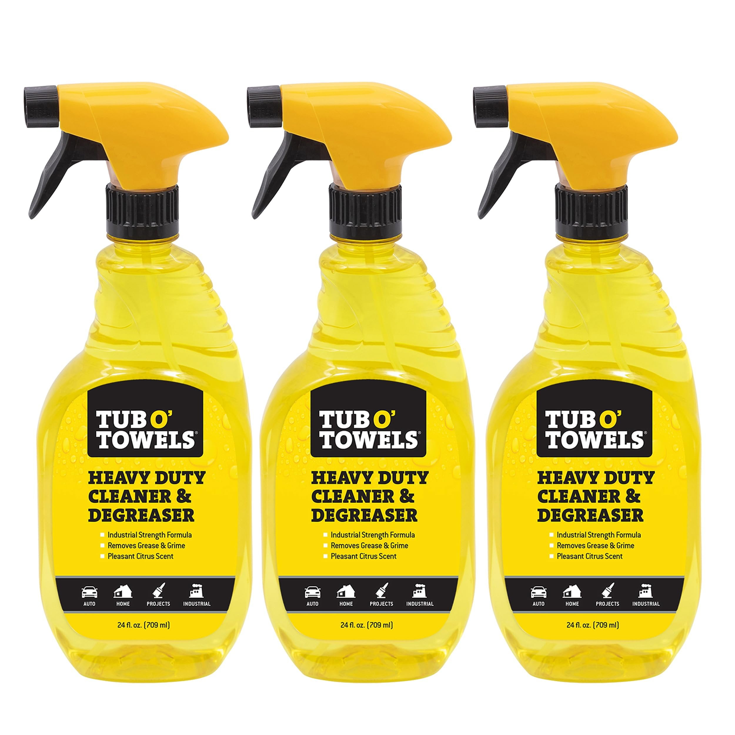 Tub O' Towels Heavy Duty Cleaner and Degreaser Spray Helps in Removing ...
