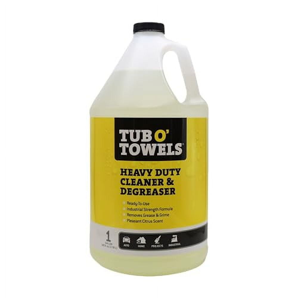 Tub O' Towels Heavy Duty Cleaner and Degreaser Spray Helps in Removing ...