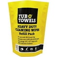 Tub O' Towels Heavy Duty Cleaning Wipes, Refill Pack for 90-Count ...
