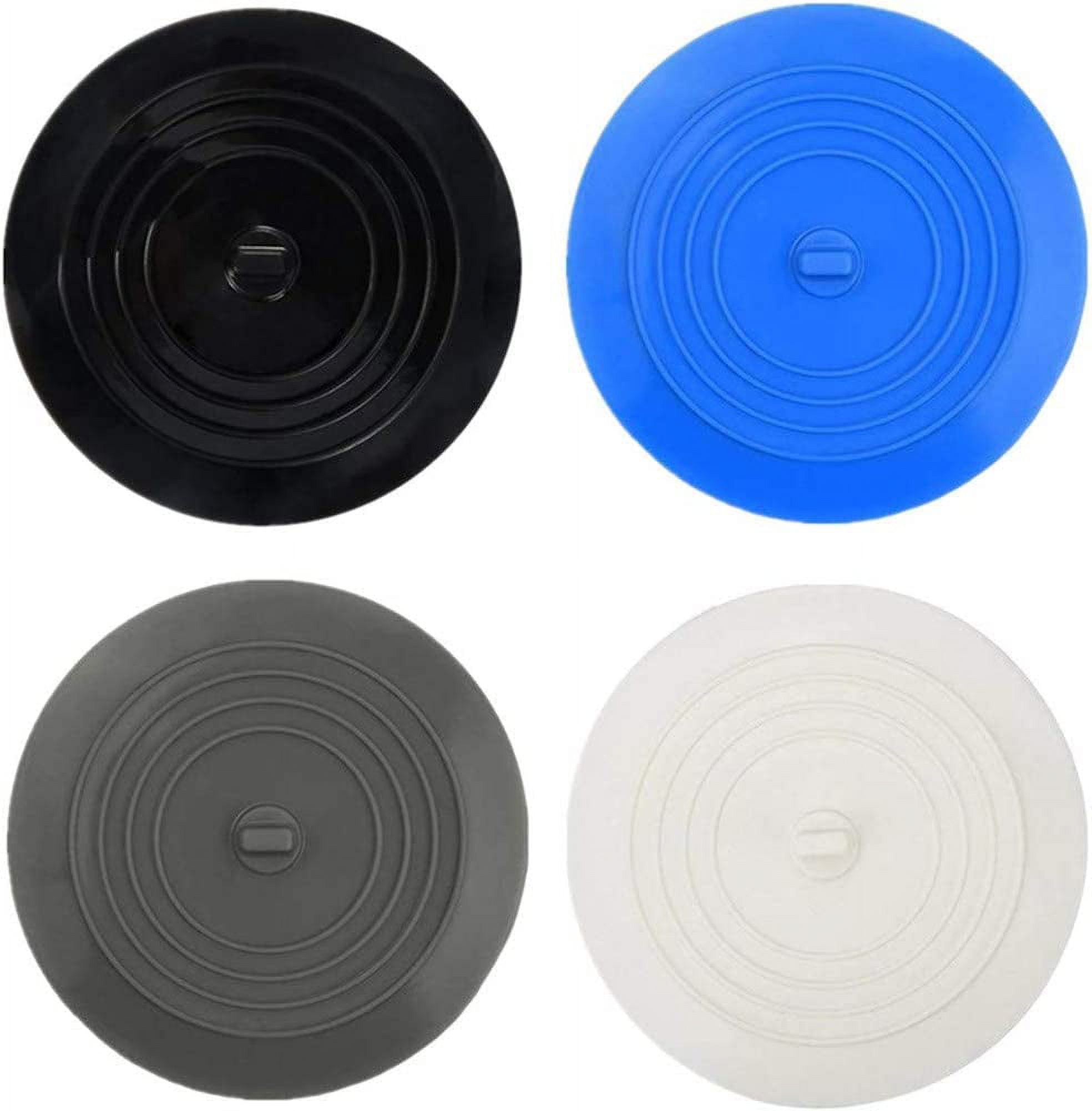 Tub Stopper Drain Stopper Large Silicone Bathtub Drain Plug Hair Trap ...