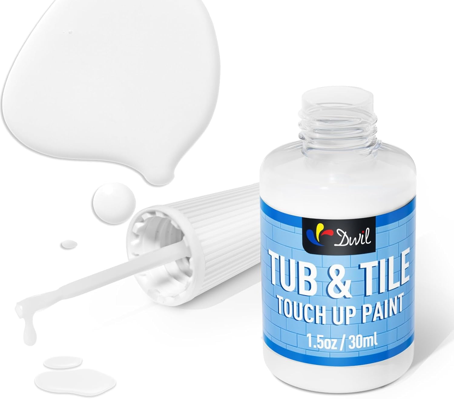 Tub and Tile Paint, White Touch Up Paint for Porcelain, Scratches ...