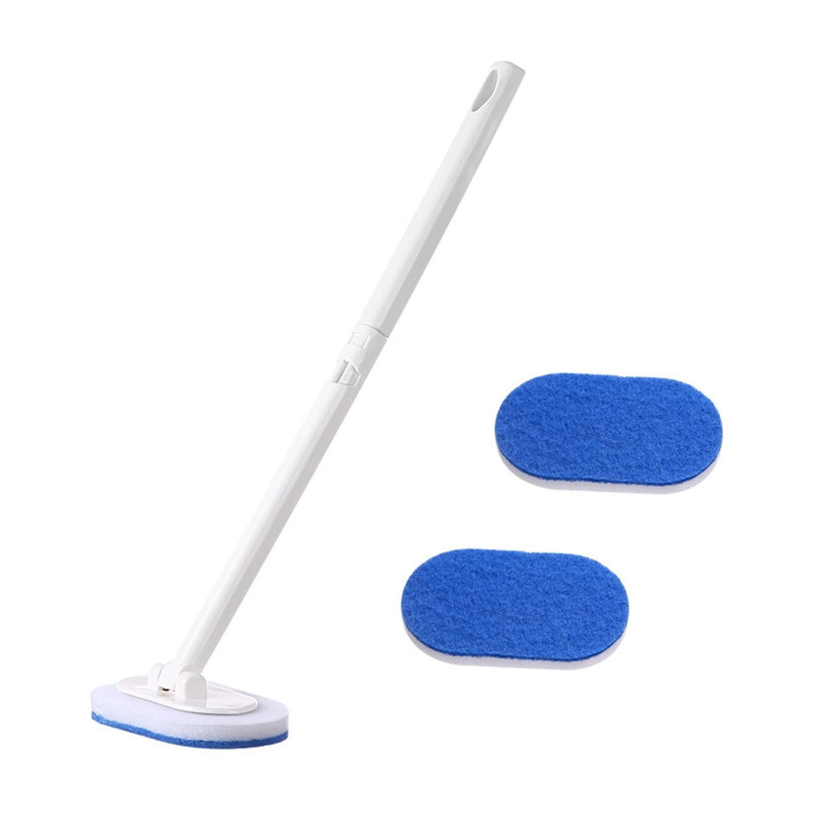 Tub Tile Scrubber Brush 2 in 1 Cleaning Brush 18.5 Inch Pole for ...