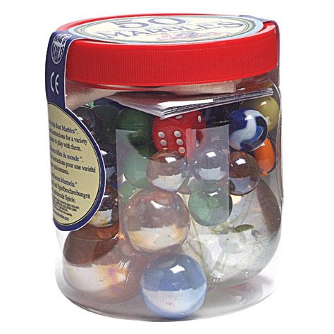 Tub of 50 Marbles - Walmart.com