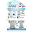 TubShroom Gray Drain Protectors Hair Catchers for Bathtubs and Sinks ...