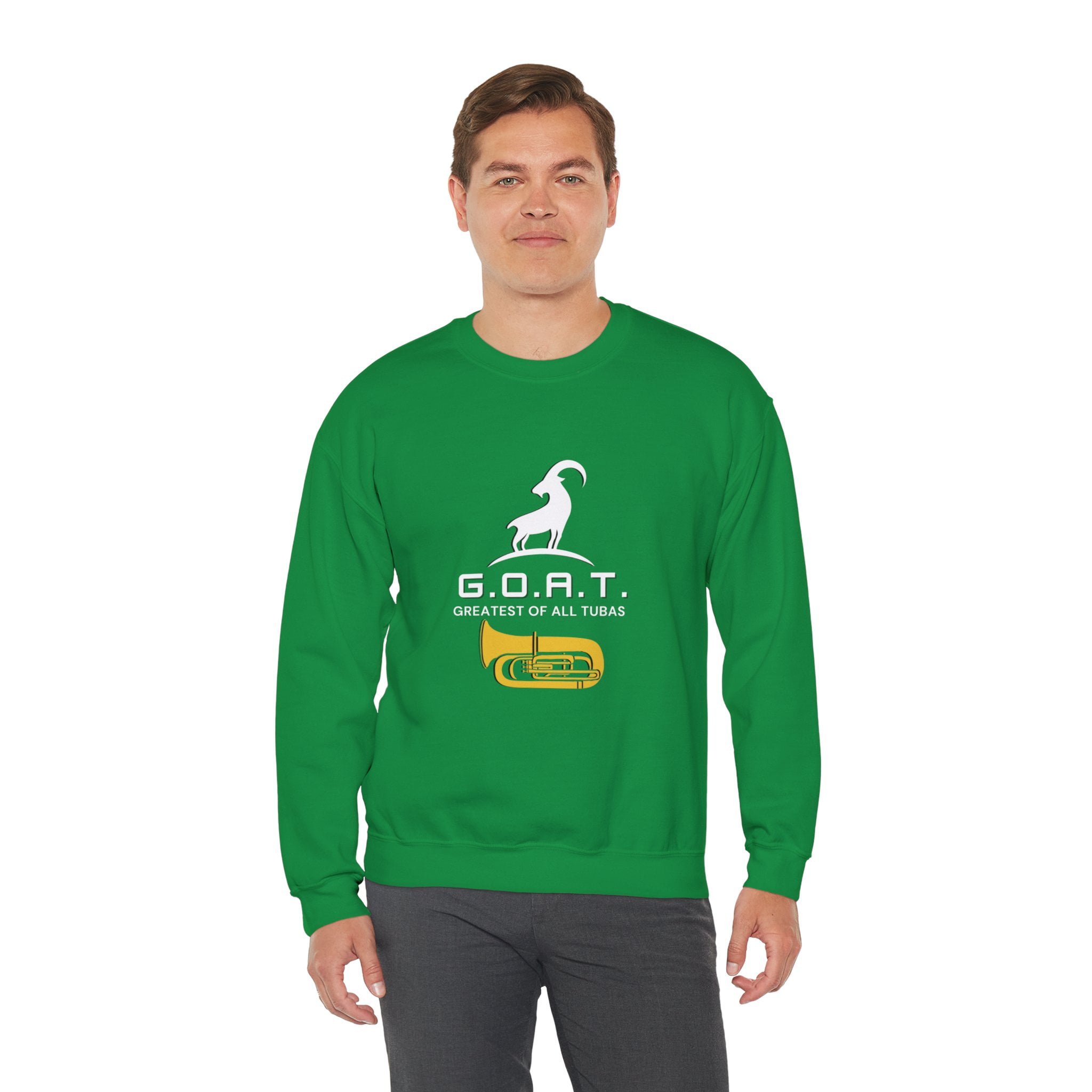 Tuba Player Tuba GOAT Crewneck Sweatshirt - Walmart Business Supplies