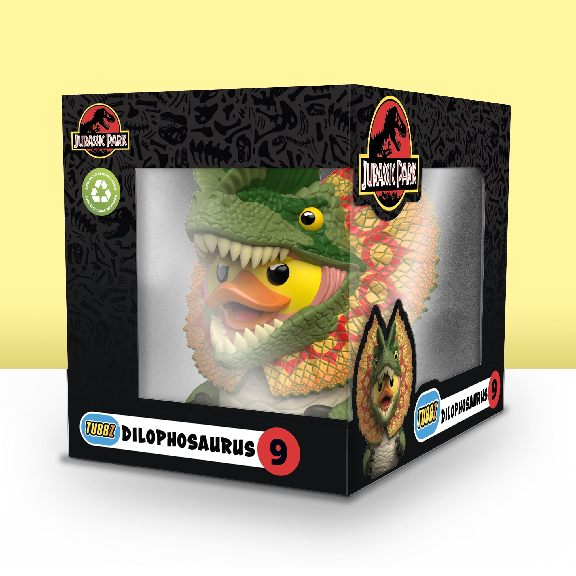 Tubbz Jurassic Park Dilophosaurus 9 Action Figure, PVC Multicolor ...