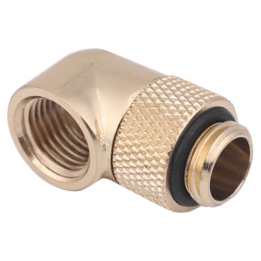 Tube Fitting Computer Water Cooling G1/4 Thread 90° Elbow Connector 360 ...