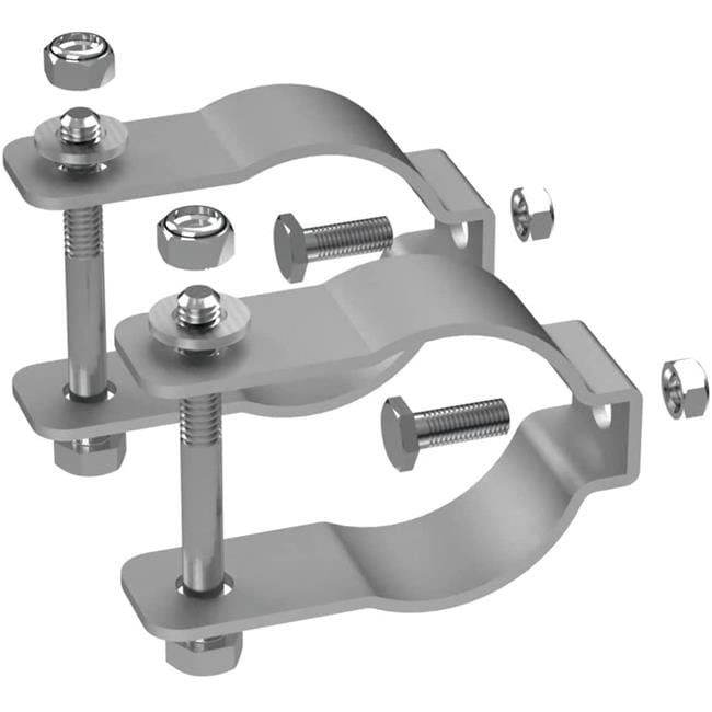 Tube Gate Bracket Set, Silver - Walmart.com