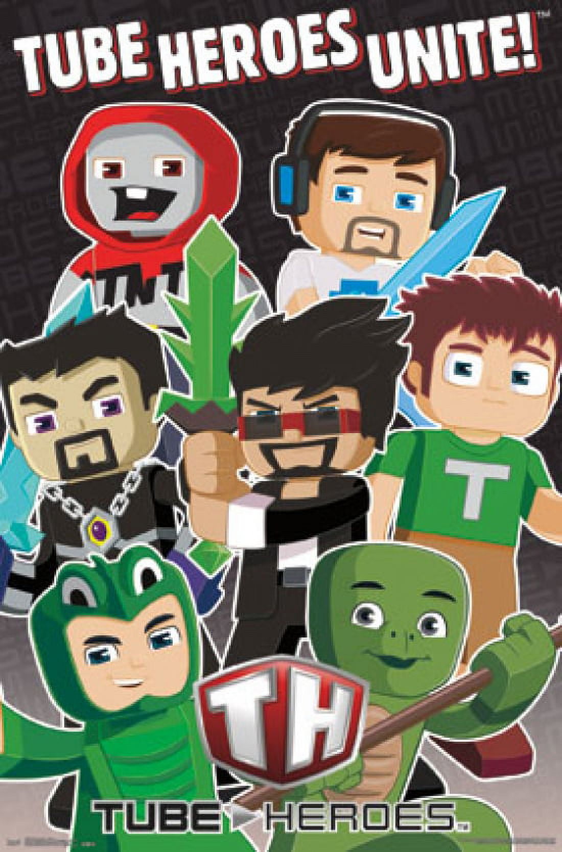 Tube Heroes - Group Poster Print (22 x 34) - Walmart.com