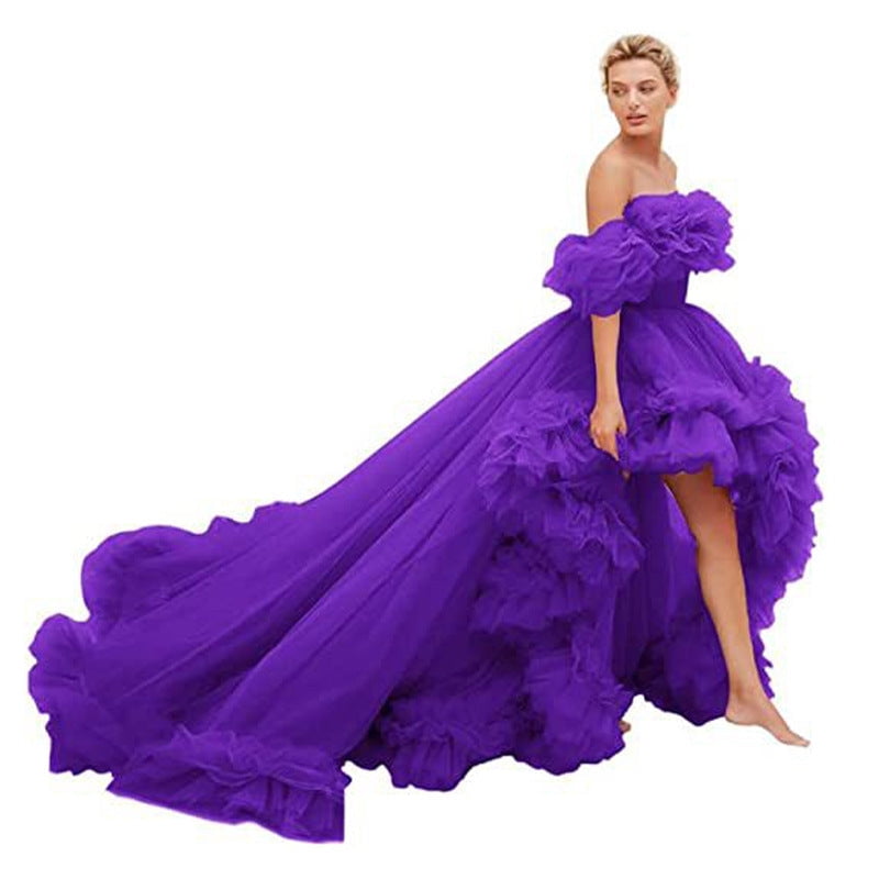 Tube Top Short Front And Long Back Dress - Walmart.com