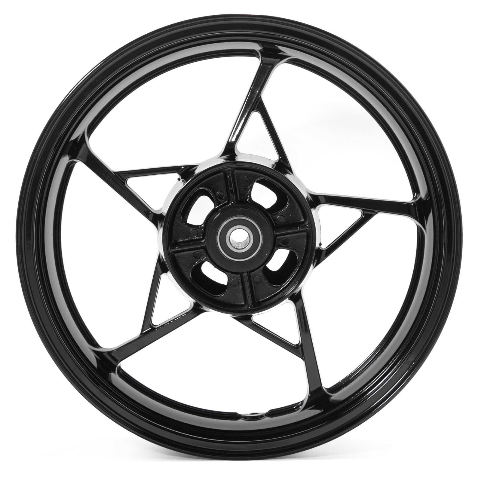 Tubeless 17x5.5" Rear Wheel Rim Gloss Black for Kawasaki Z 900 Z900 ...