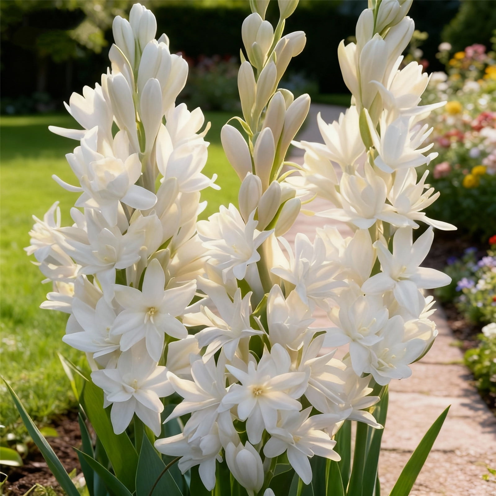 Tuberose bulbs-blooms every year-Premium Garden Stakes -fast-growing ...