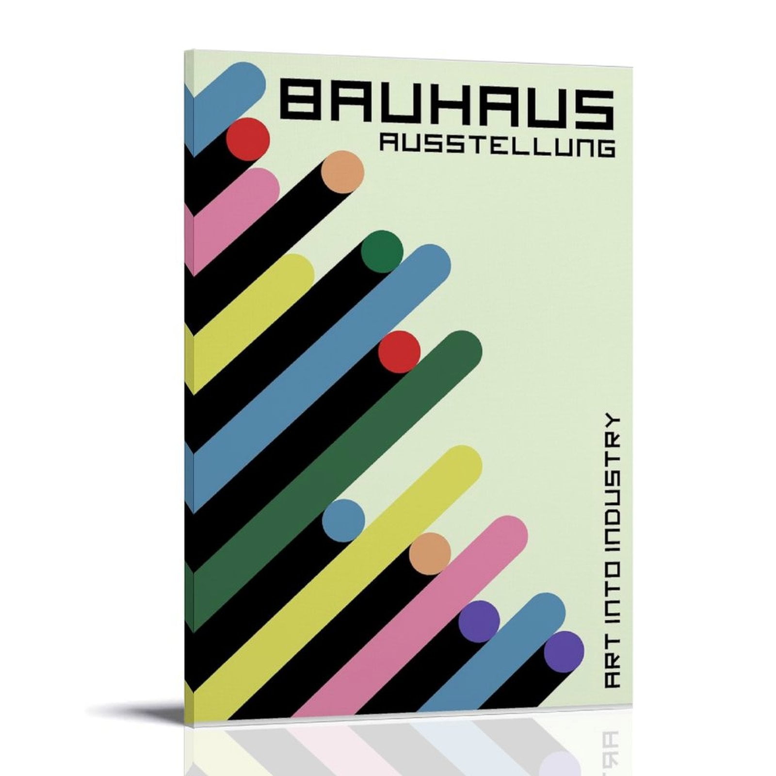 Tubes Bauhaus Poster Painting Vintage Poster Picture Print Wall Art ...