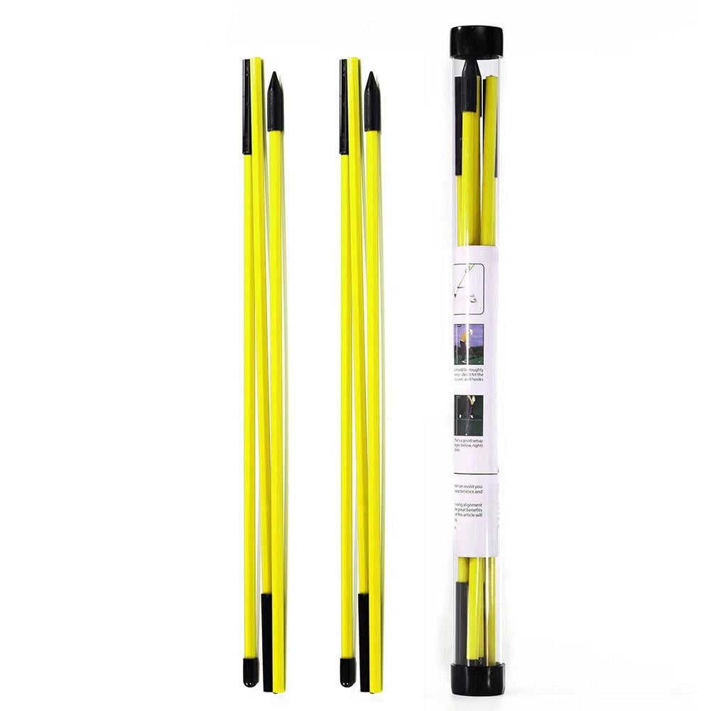 Tubes Of Yellow Golf Tri-Fold Direction Sticks 2 Sets Of Golf Pointers ...