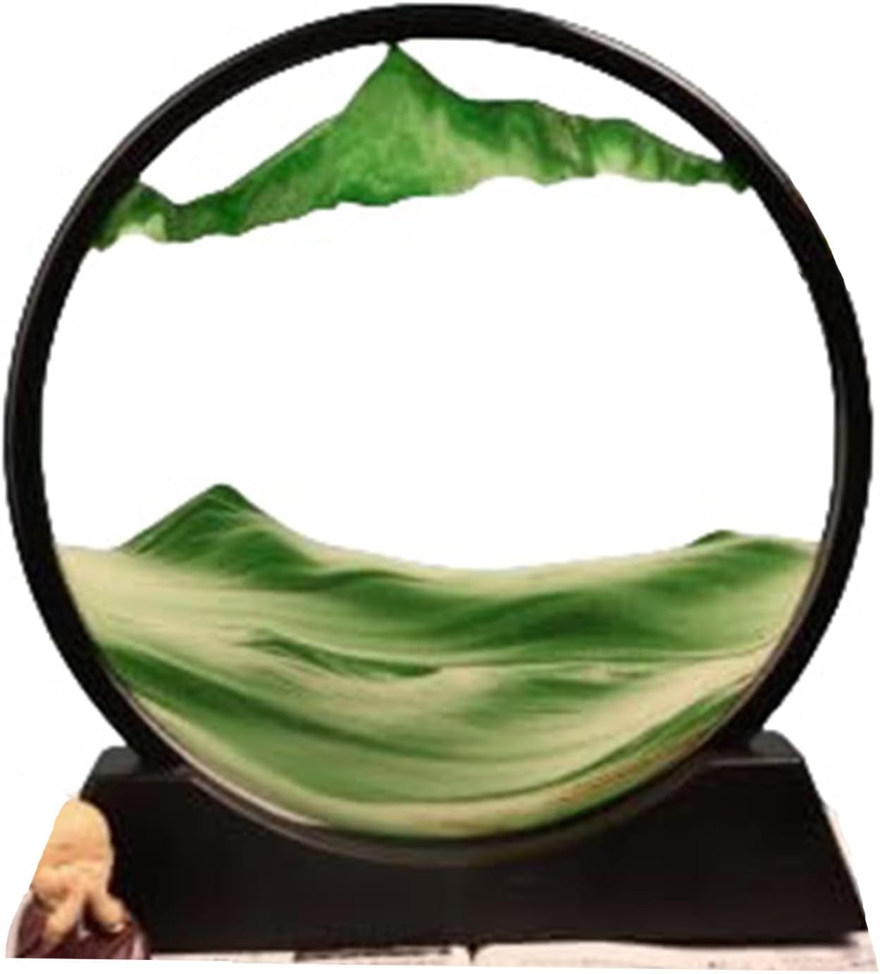 Tubescream Sand Art, 3D Moving Sand Art Motion, Oval Frame with Flowing ...