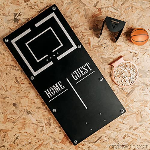 Tubibu Basketball Hoop Metal Wall Decor, Wall Mounted Game Room Office ...