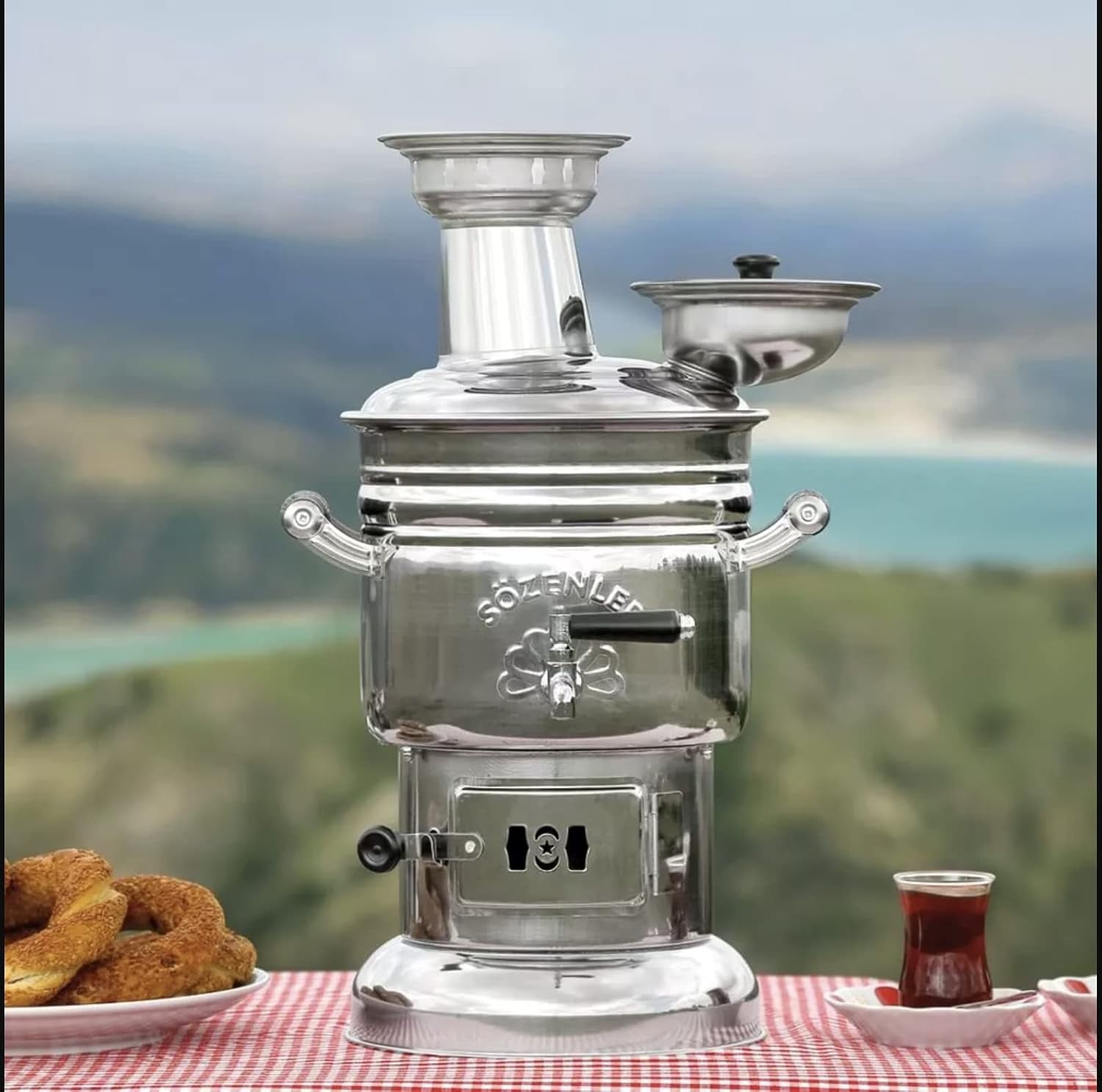 Tubibu Samovar Free Energy Water Heater TEAPOT NOT INCLUDED 4l /150 Oz ...