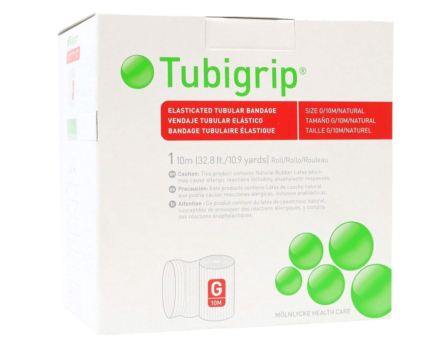 Tubigrip 1439 Tubular Bandage, Natural, Size G, 10m Length - Walmart.com
