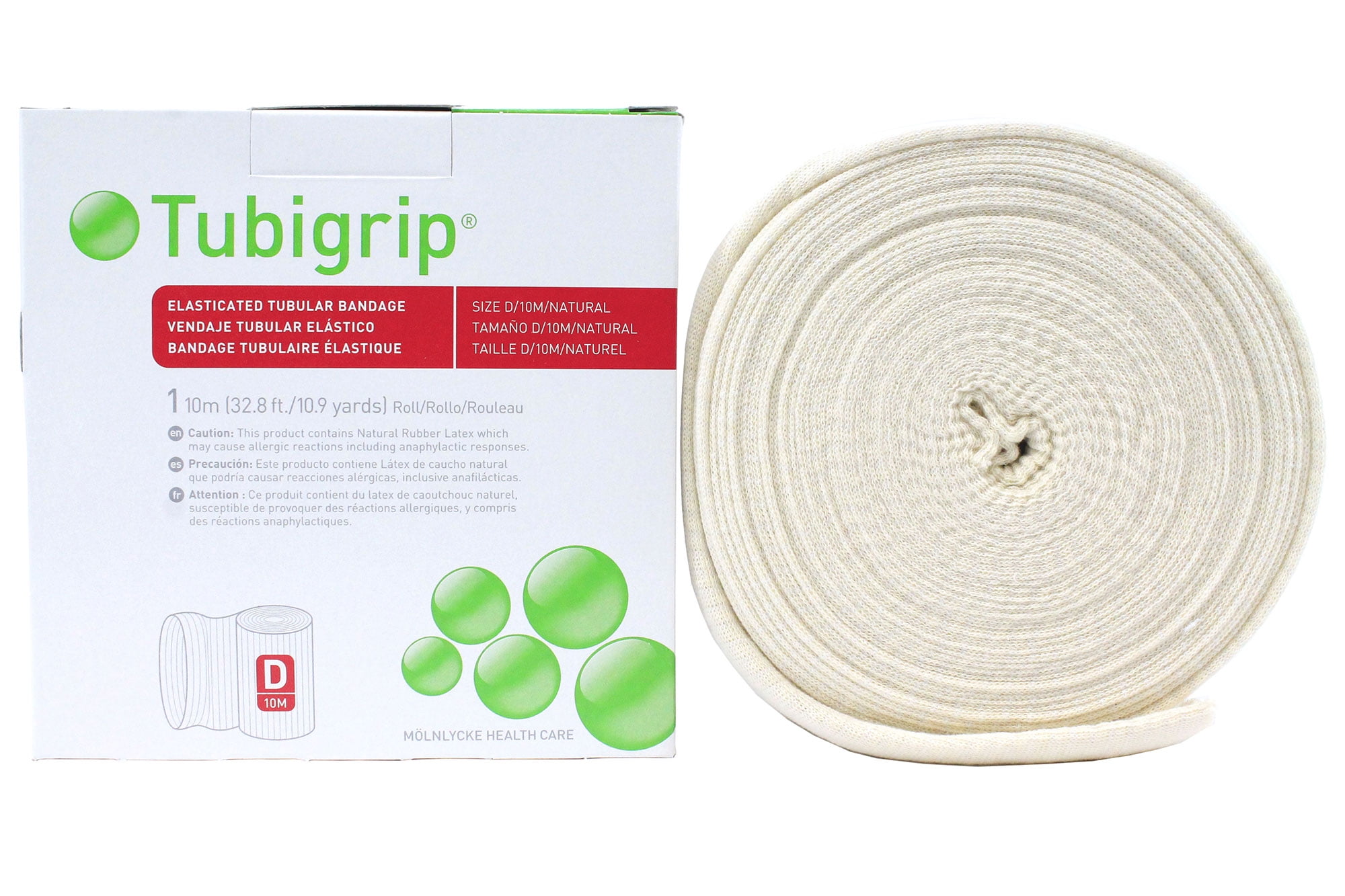 Tubigrip D - 3.0" x 10 Meter Elastic Tubular Bandage - Natural Color ...