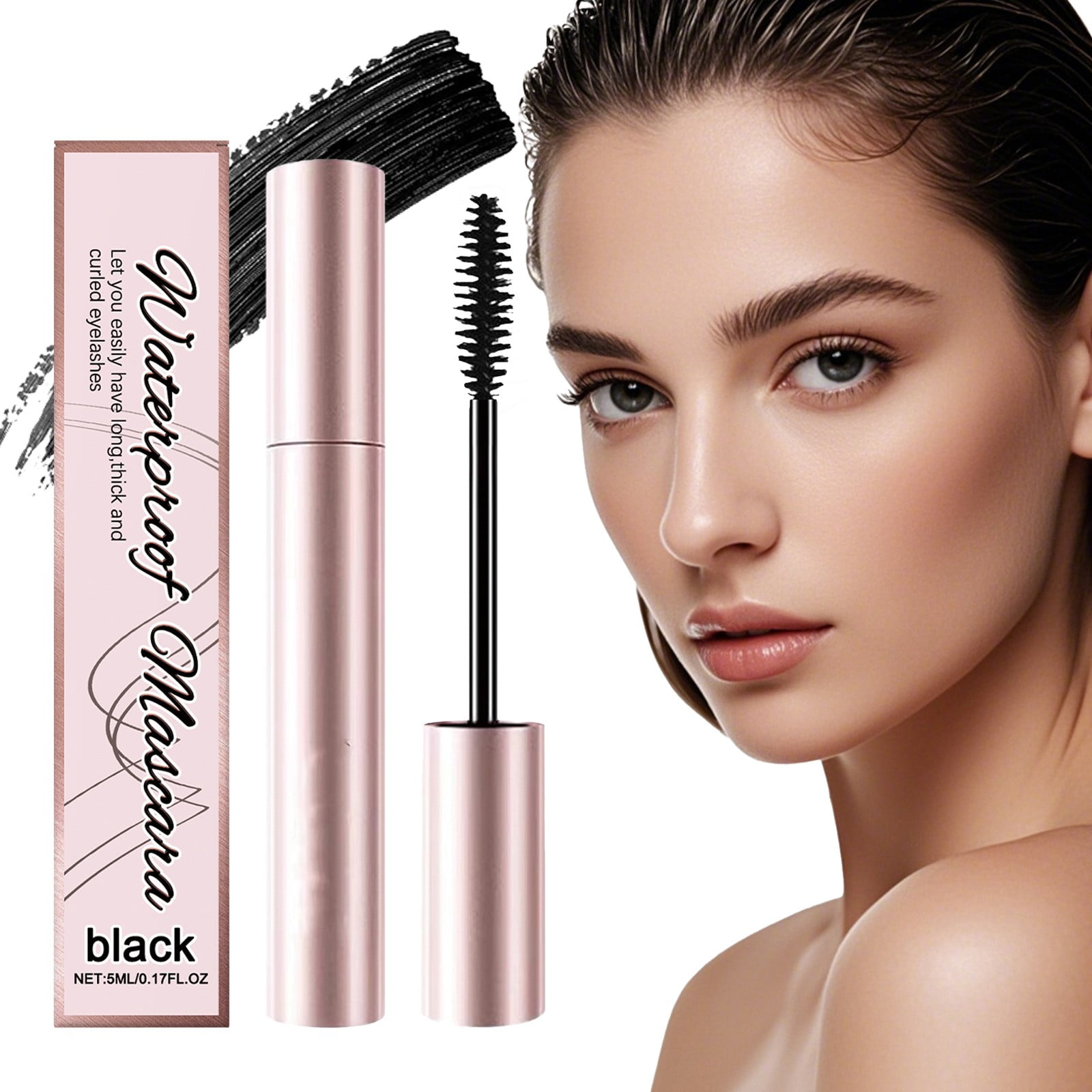 Tubing Mascara, Waterproof Long-Lasting Volumizing Mascara, Smudge ...