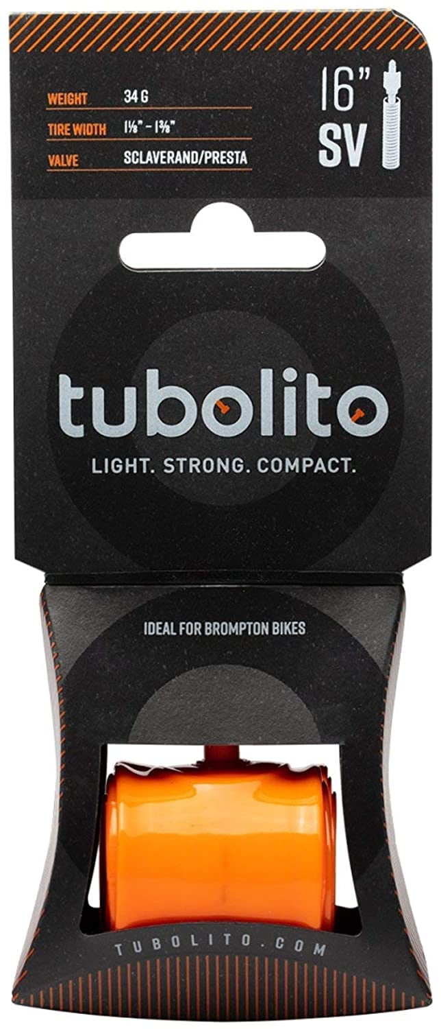 Tubolito Unisex's Folding Bike Inner Tube, Orange, 16 x 1-1/8-1-3/8 - Walmart.com