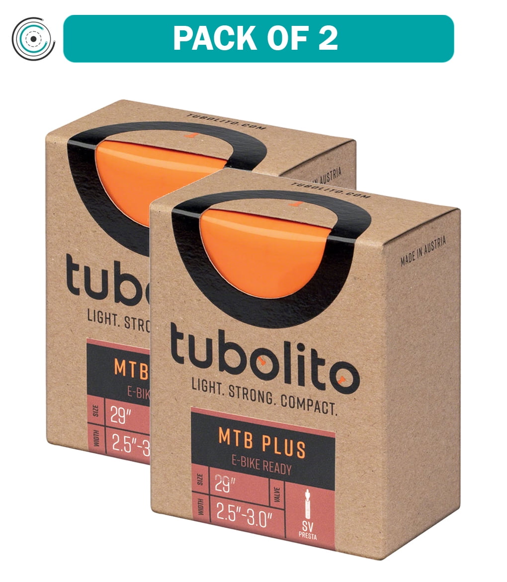 Tubolito Tubo MTB Plus Tube - 29+ x 2.5-3.0", 42mm Presta Valve, Orange - Walmart.com