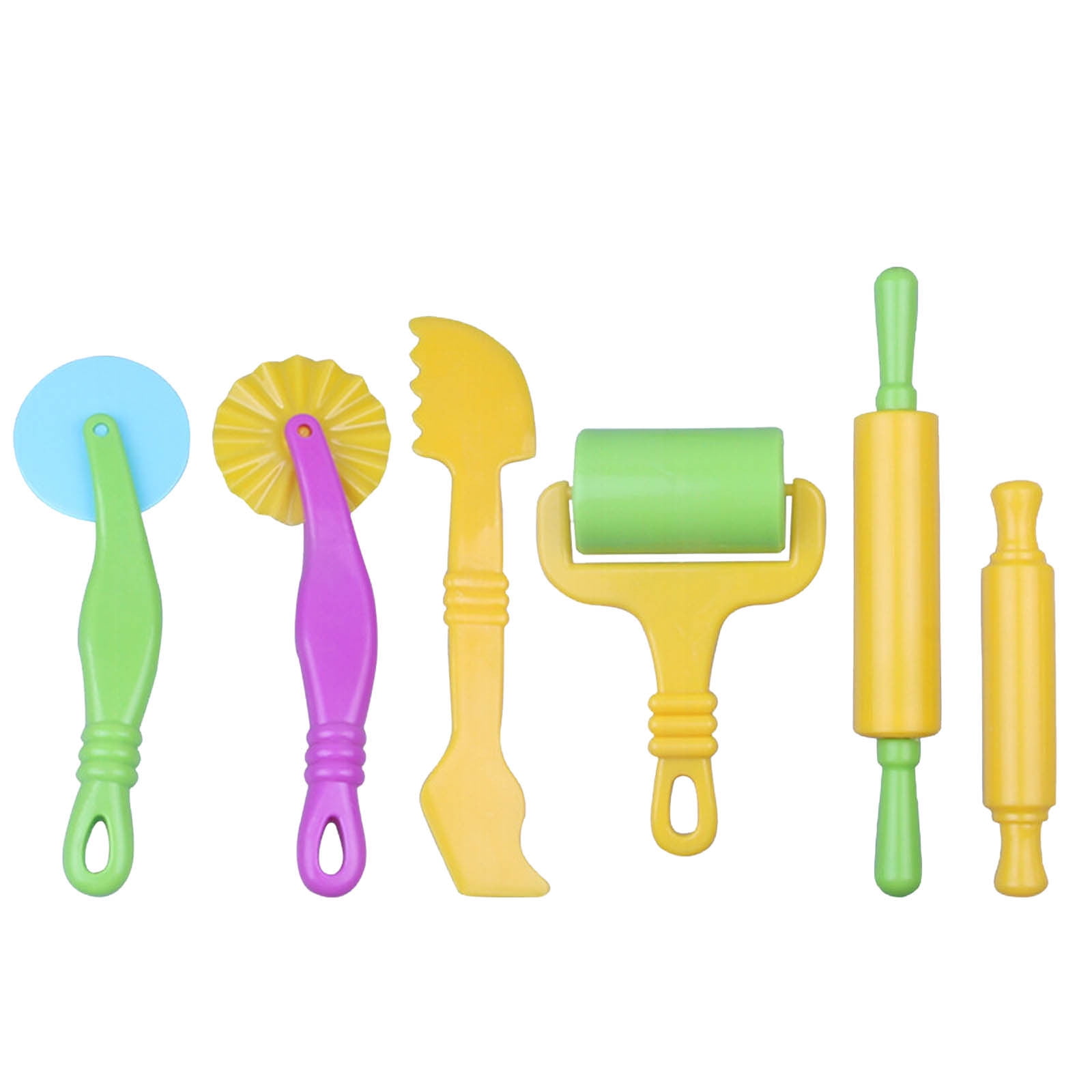 Tubsbbeixxx 6pcs/set Kids Color Model Tool Toys 3D Plasticine Tools Set ...