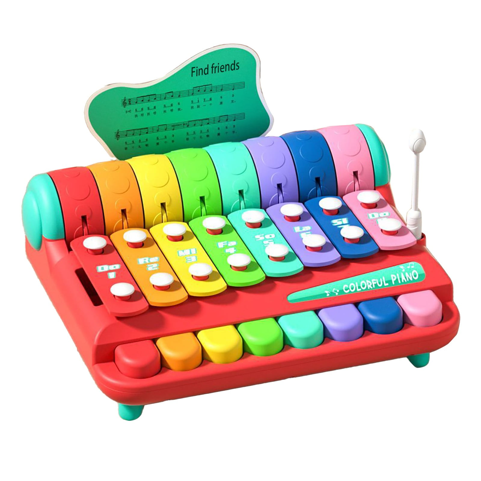 Tubsbbeixxx Kids Piano Toy Interactive Musical Toy Hand Knocking Piano ...