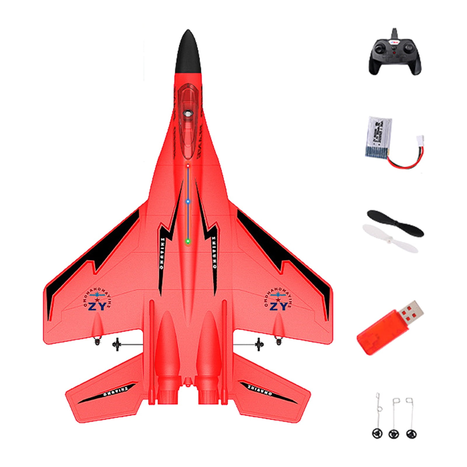 Tubsbbeixxx Remote Control Aircraft Fixed Wing Aircraft Model Remote ...