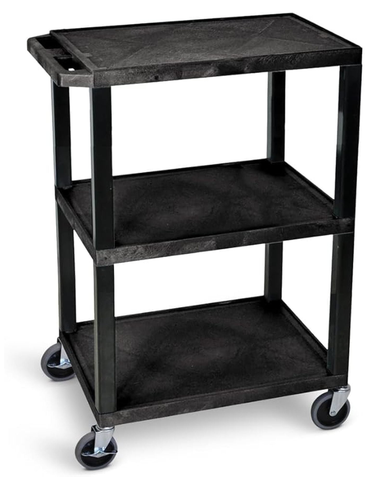 Tubstr Compact 3 Shelf Utility Cart | Made in USA | Easy-Load Flat ...