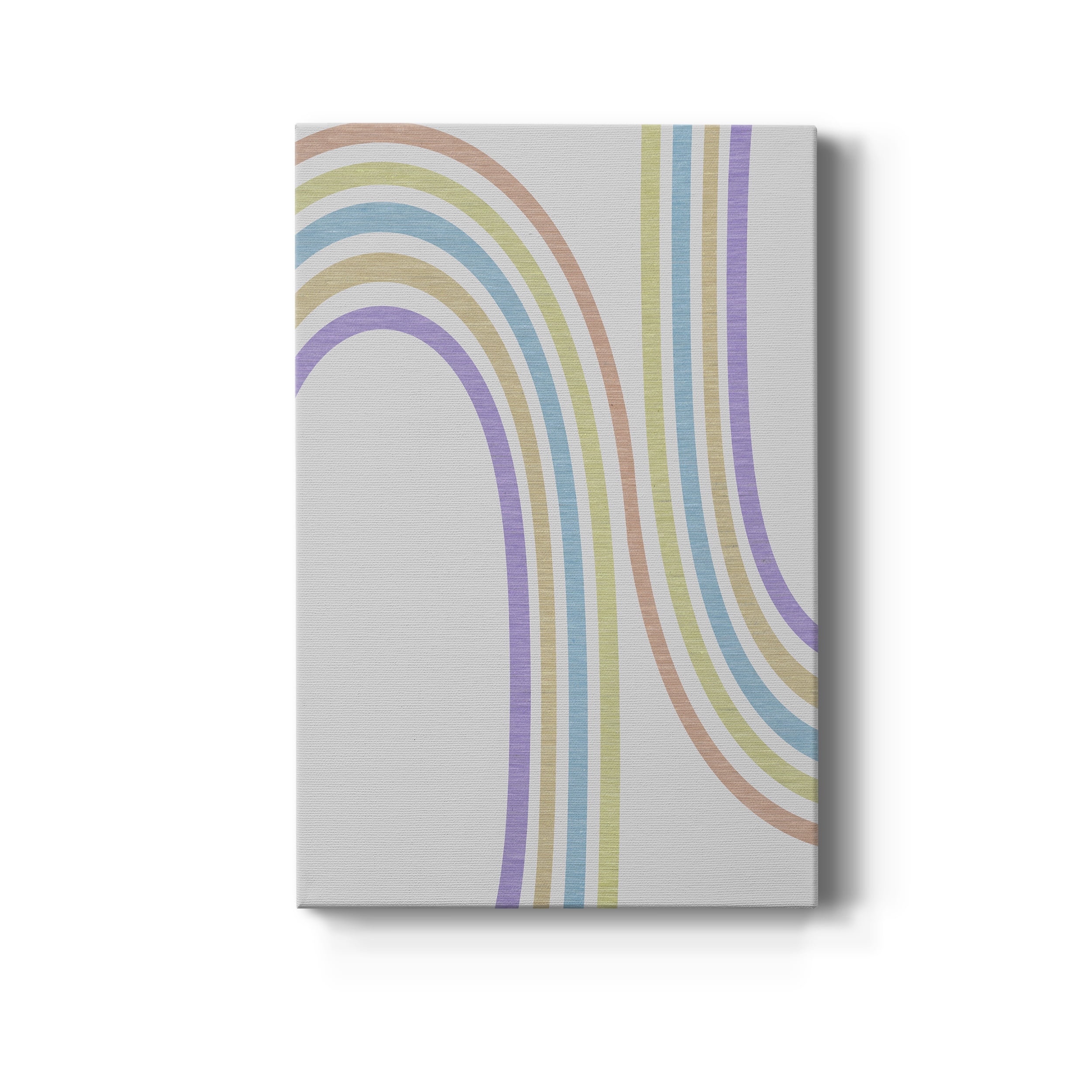 Wrapped Canvas Tubular Abstract III - 18 x 27 Wrapped Canvas - Walmart.com