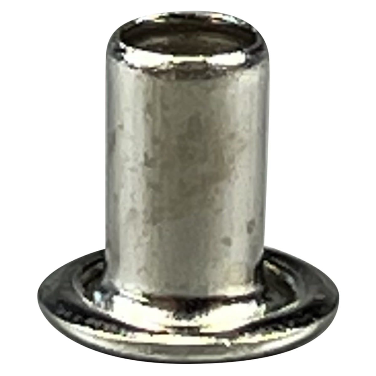 Tubular Rivets Small 6.1mm Nickel Plated - 100 pack - Walmart.com