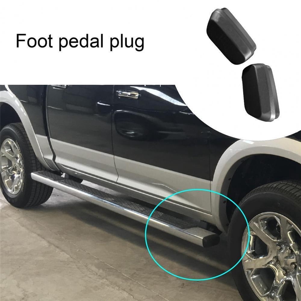 Fauful Tubular Side Step End Caps, Dodge Ram 1500 2500 3500 2013-2018 ...