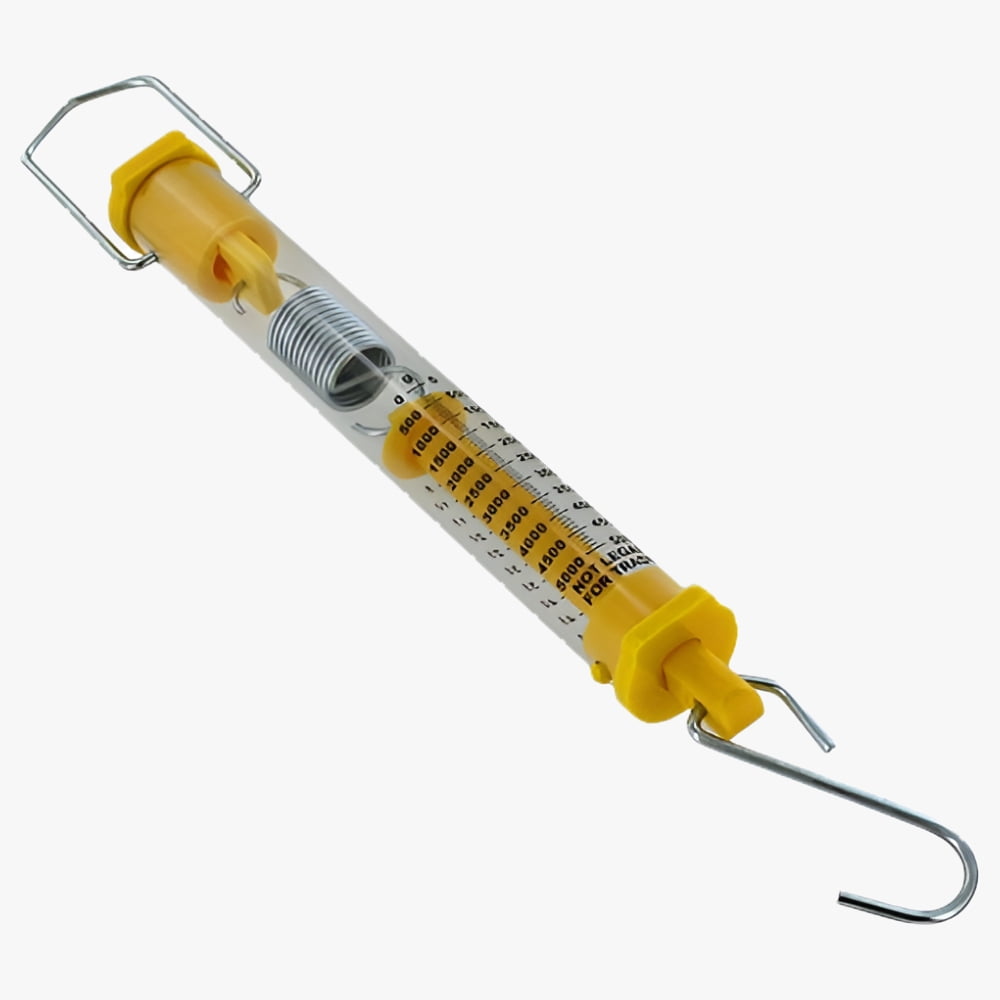 Walmart 5000 Grams Tubular Spring Scale - Yellow for Science Classroom ...