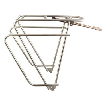 Velo Orange Constructeur Front Rack Polished Stainless Steel - Walmart.com