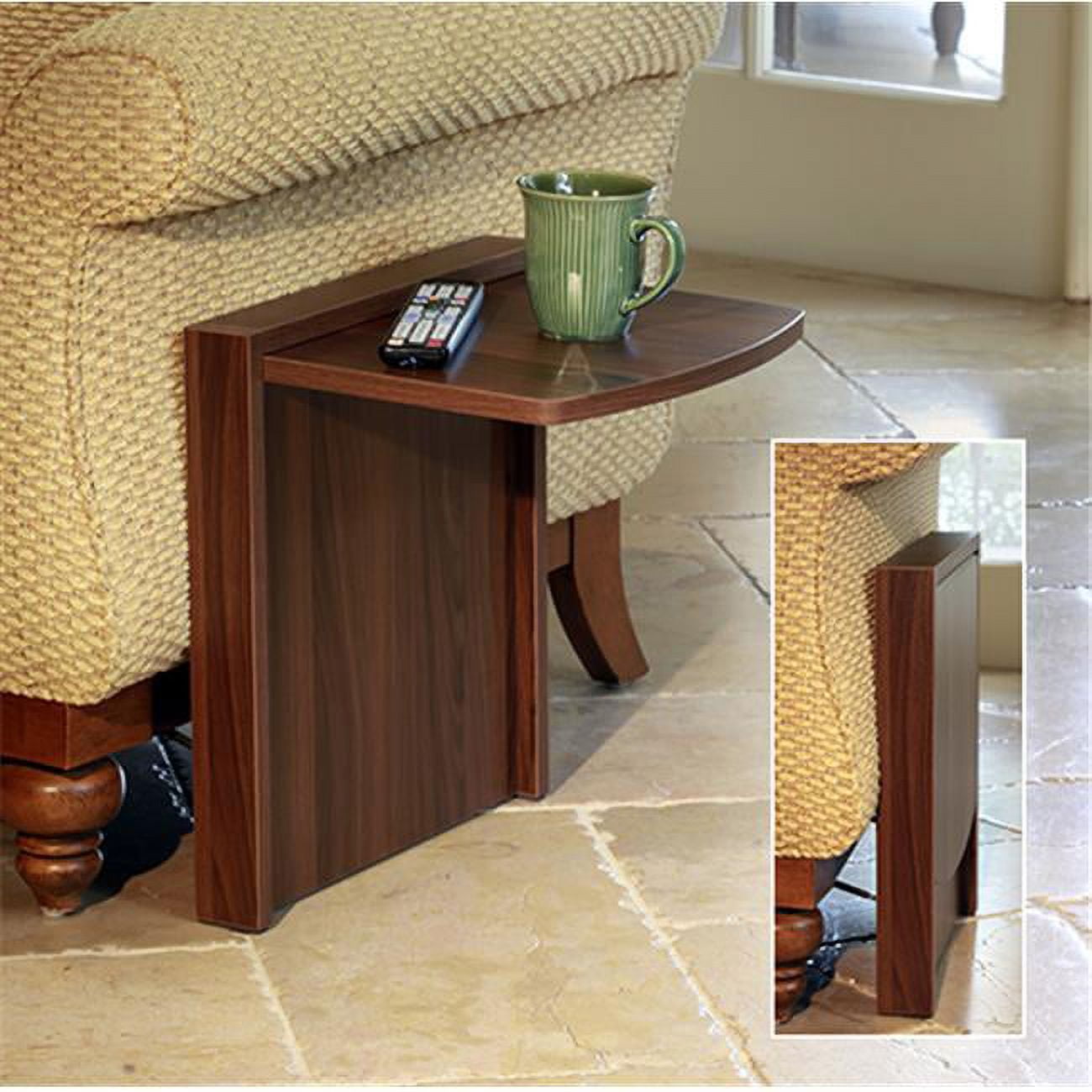 Tuc-Away Table MTC-6252-BRN Brown End-Table - Walmart.com