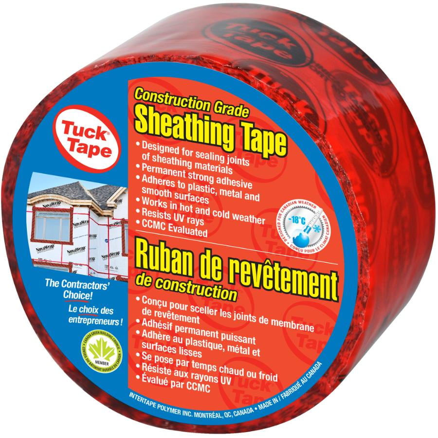 Tuck Tape Construction Grade Sheathing Tape (Red) - Walmart.com