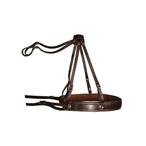 Tucker Reinsman Brown Padded Breeching With Brass Hardware - Walmart.com