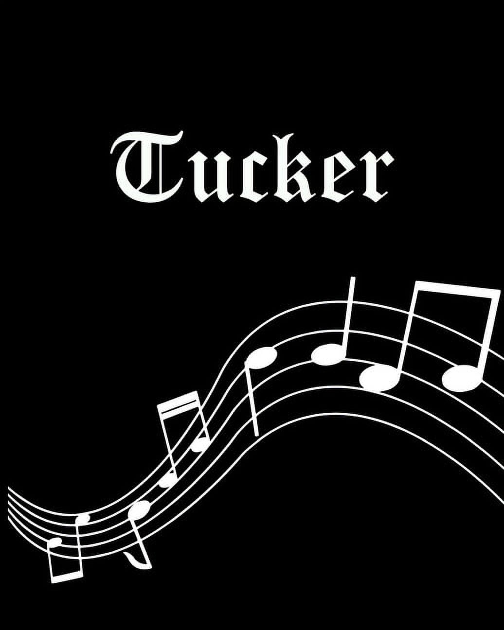 Tucker: Sheet Music Note Manuscript Notebook Paper - Personalized ...