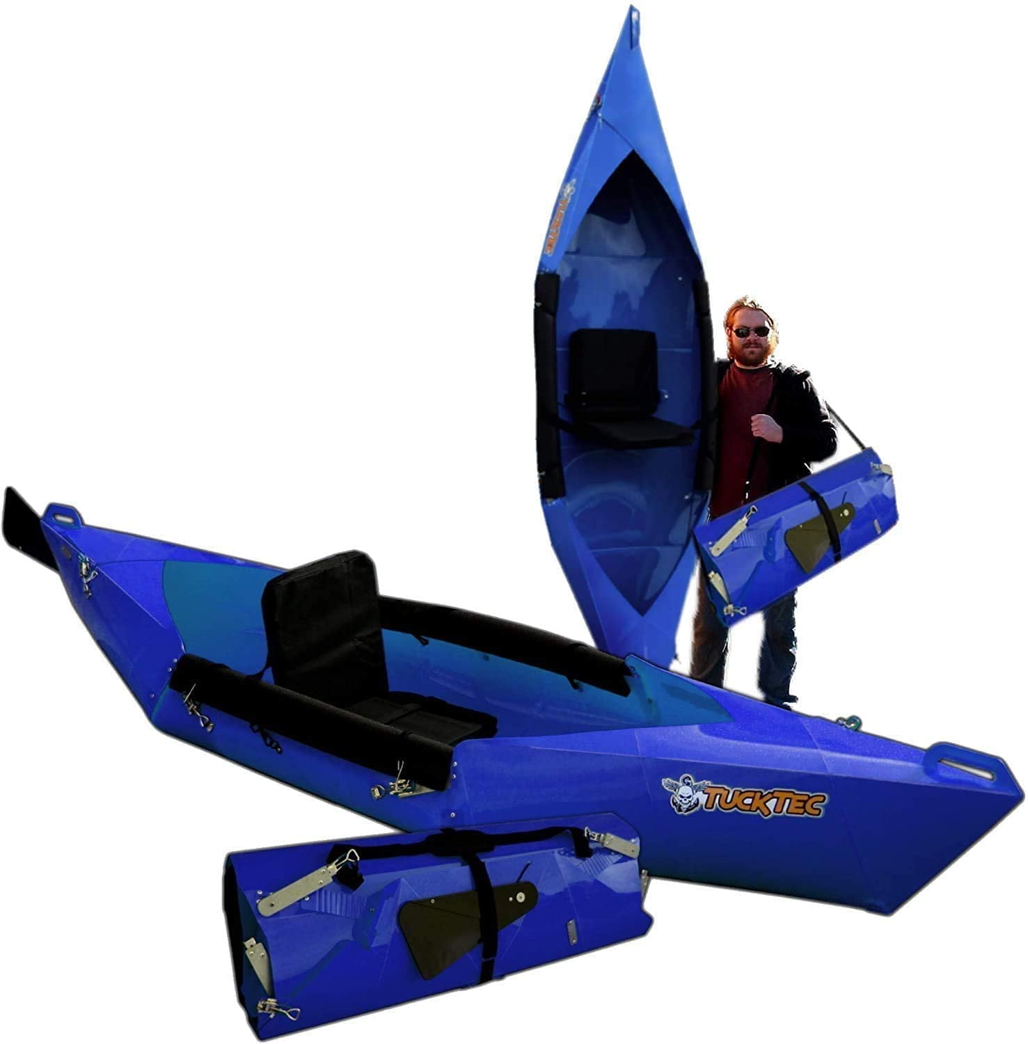 Tucktec Advanced 10 Foot Folding Kayak - Stronger Than a Inflatable ...