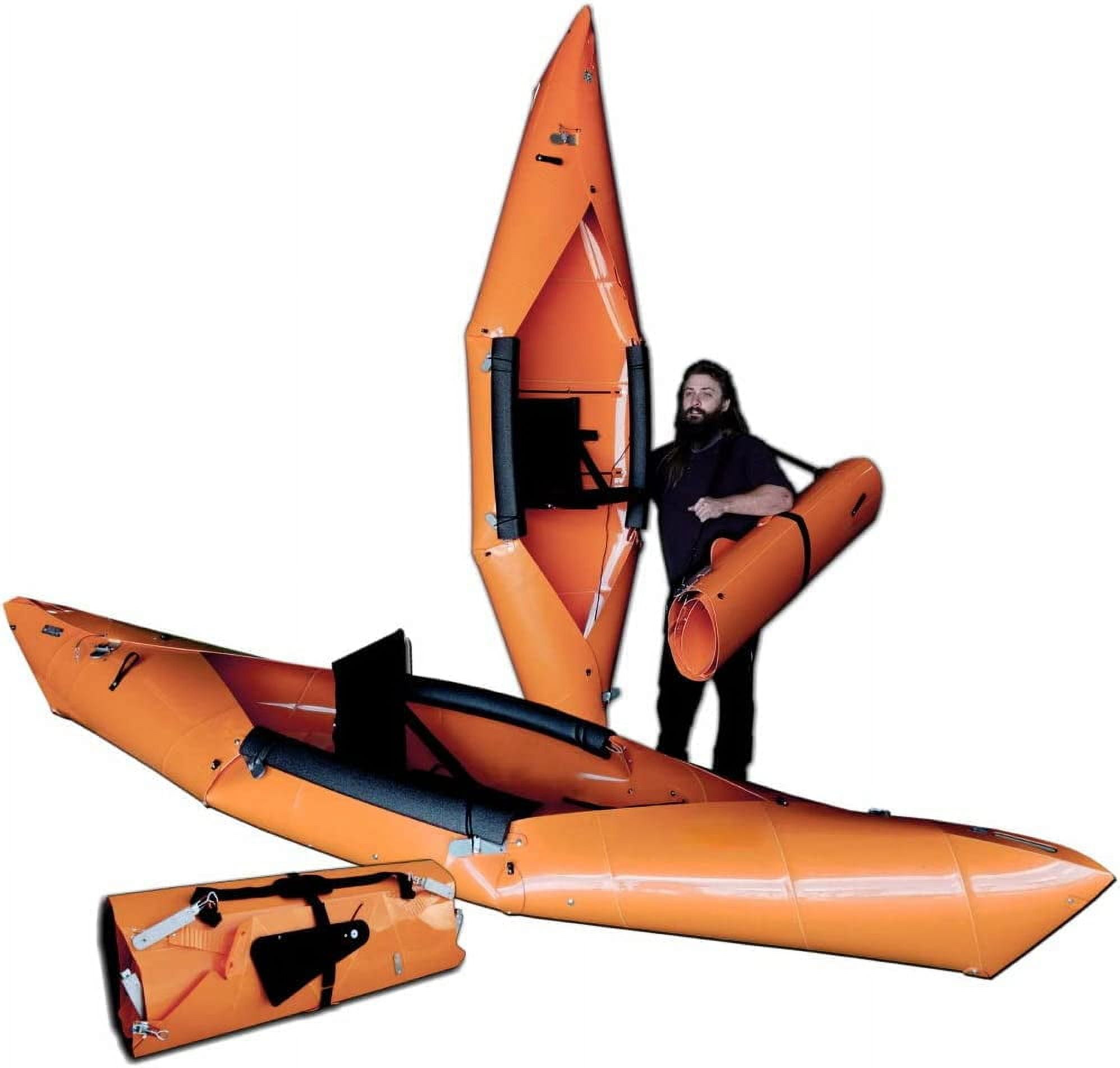 Tucktec Advanced 10 Foot Folding Kayak - Stronger Than a Inflatable ...