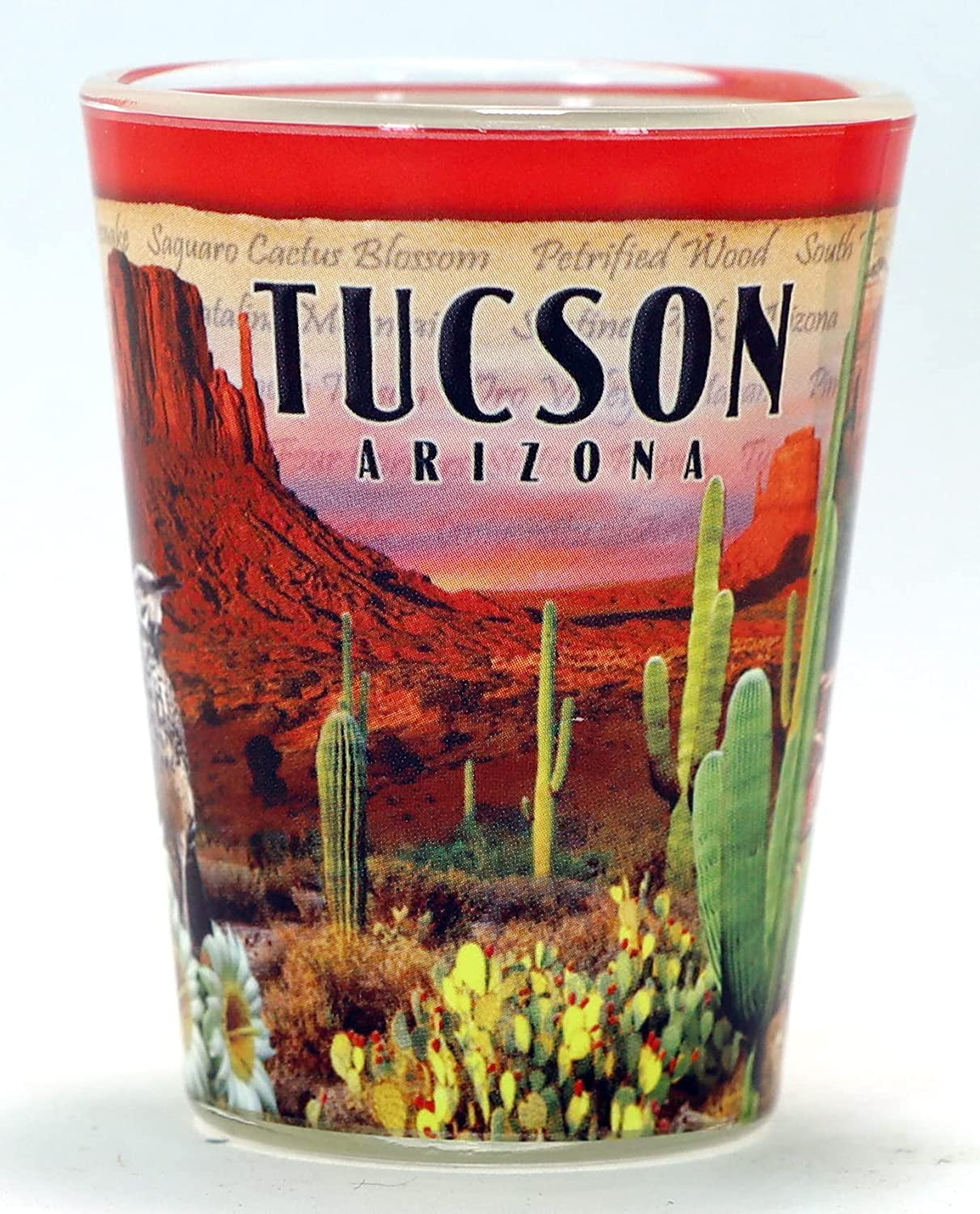 Tucson Arizona Stamp Design Shot Glass - Walmart.com