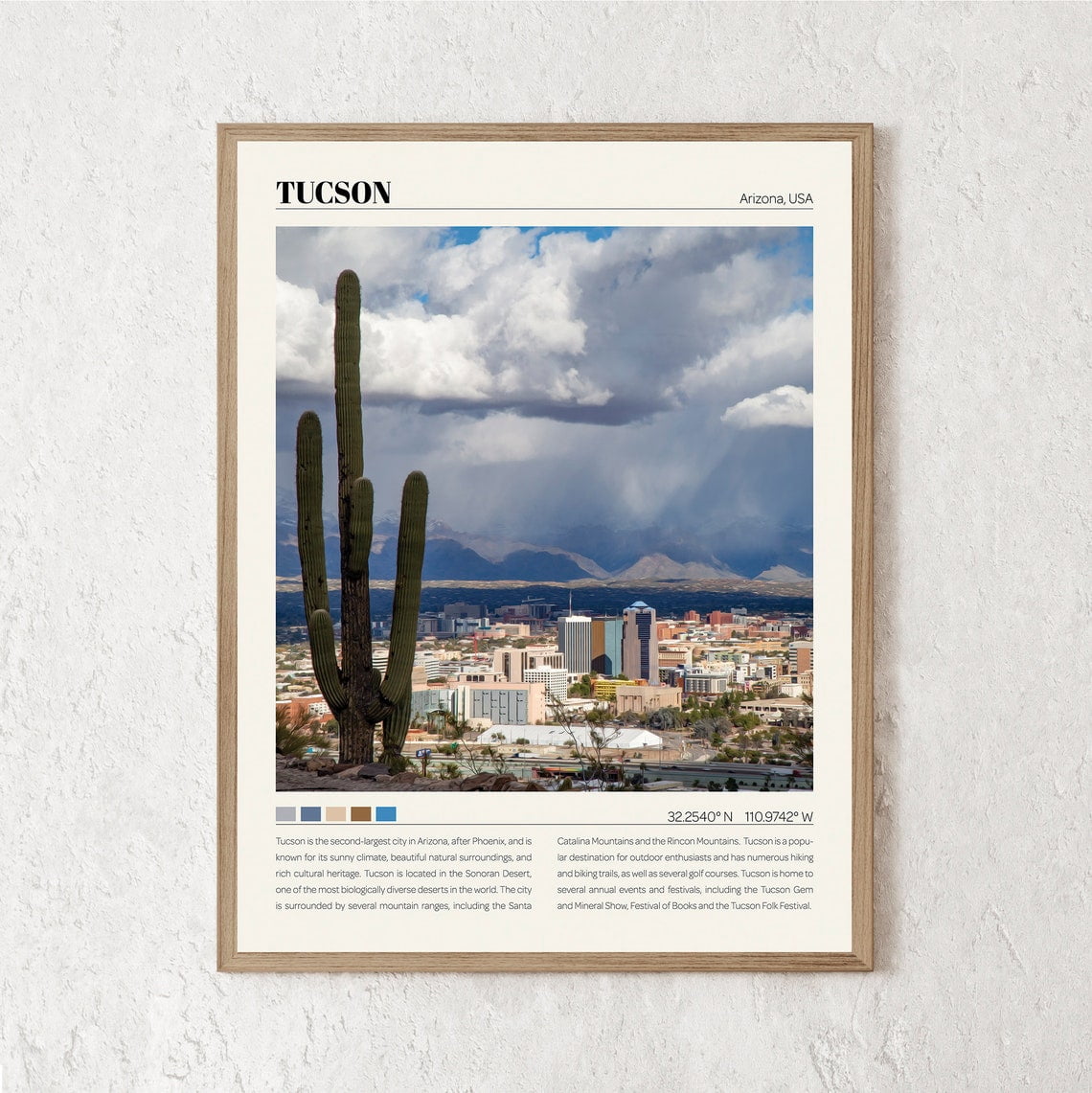 Tucson Print, Tucson Wall Art, Tucson Poster, Tucson Photo, Tucson Wall ...