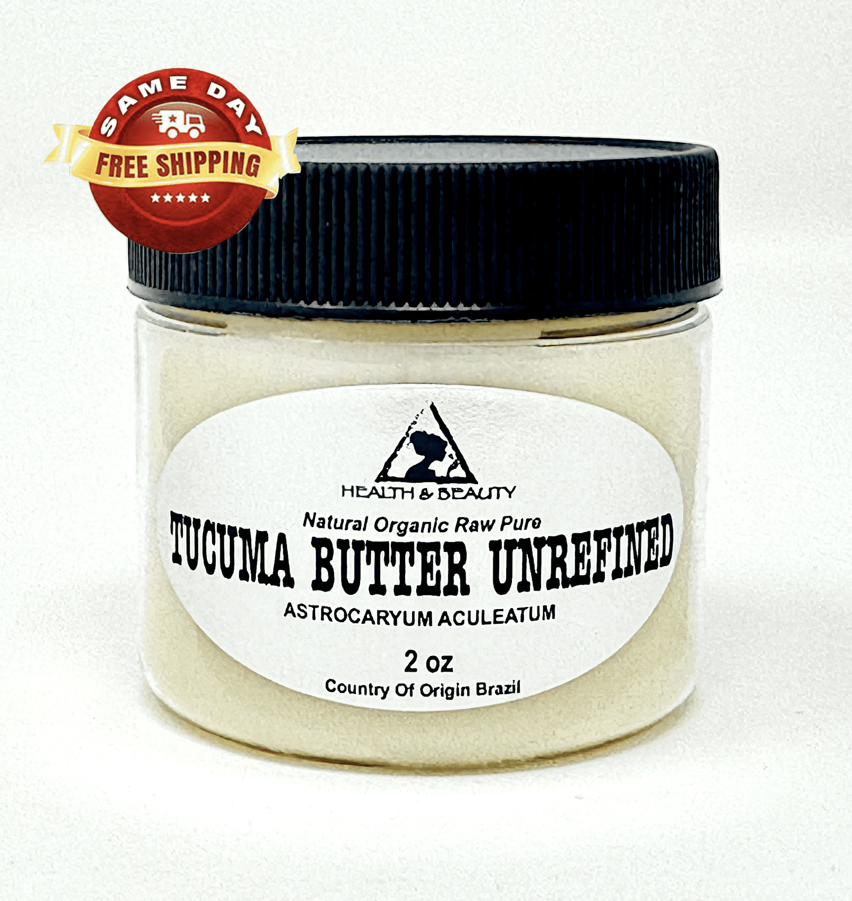 Tucuma Butter Unrefined Organic Extra Virgin Natural Raw 100% Pure 2 oz ...